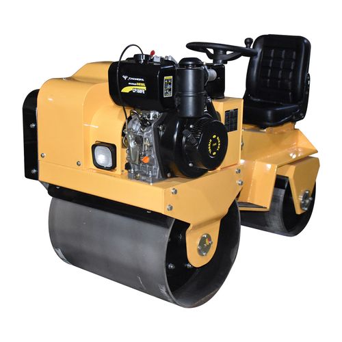 Rodillo vibratorio hyundai doble con operador 12 hp - hyrv950 - Raiker